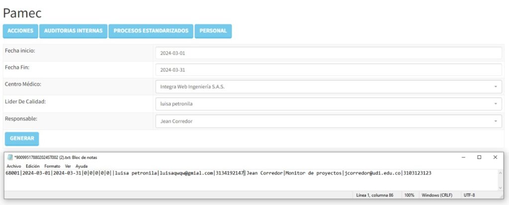 ¿Cómo se reporta el PAMEC desde una IPS? - Software Médico